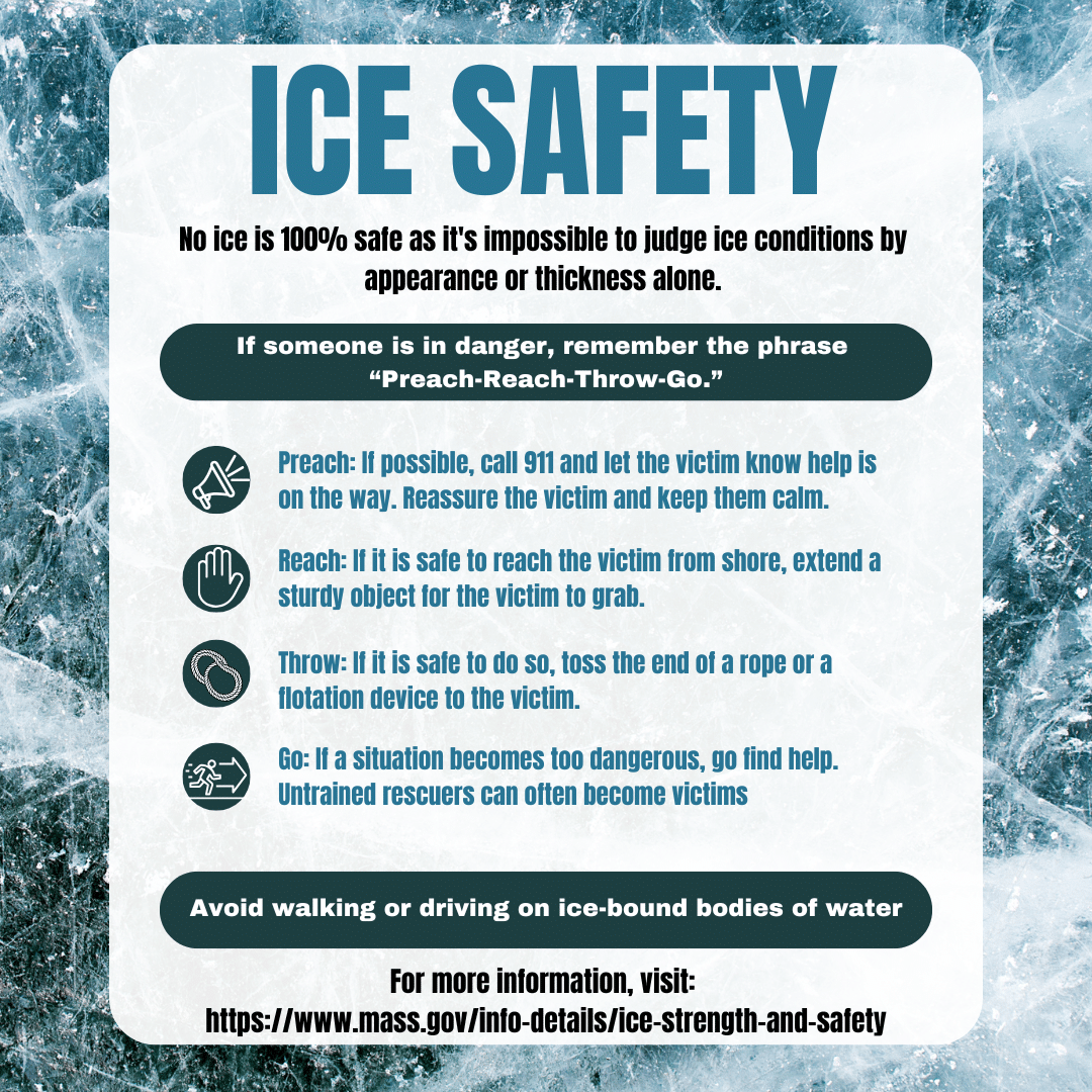 East Bridgewater Police Department Reminds Community of Ice Safety Tips ...